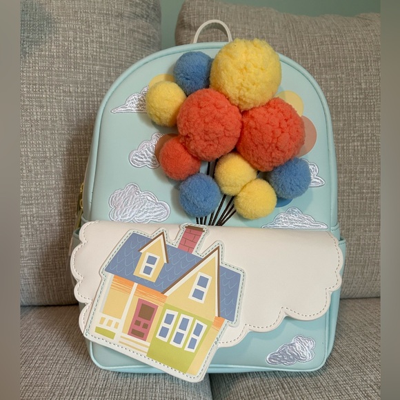 Loungefly | Bags | Nwt Loungefly Disney Pixar Up Floating House Pom Pom ...